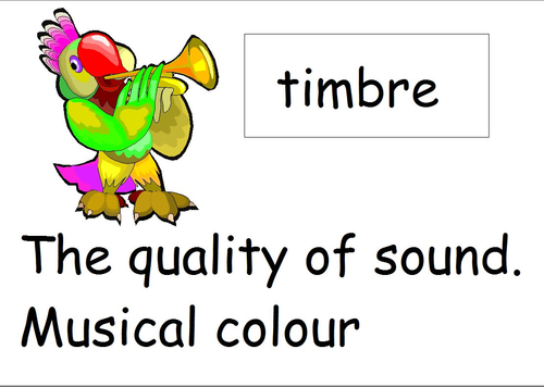 Music posters. The elements and vocabulary | Teaching Resources