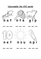 Unscramble CVC words to correct them | Teaching Resources