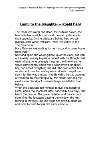 Murder Mystery: Reading Lessons | Teaching Resources