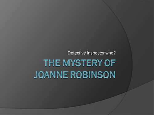 Murder Mystery: Drama | Teaching Resources