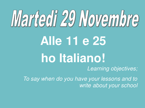 La scuola - School in Italian | Teaching Resources