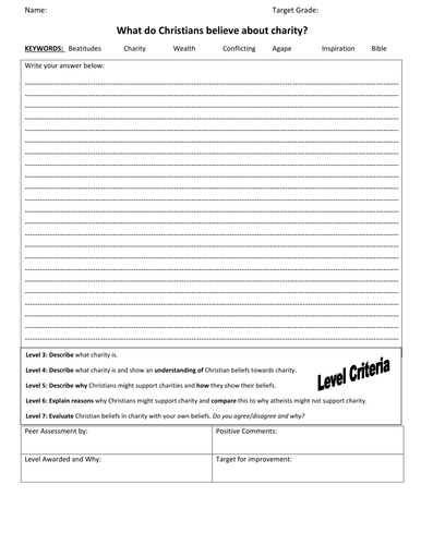 Christian ways of living | Teaching Resources