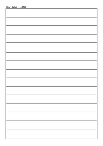 Handwriting Line guides 15mm, 12mm, 10mm by nellyache - UK Teaching ...