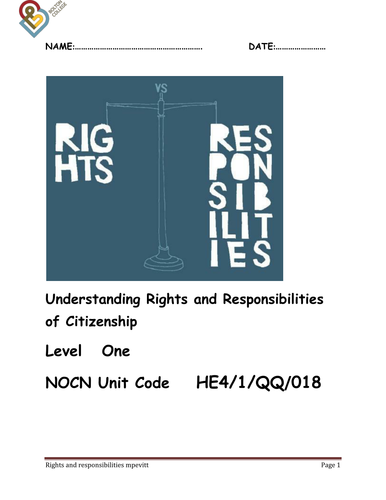 Understanding Rights and Responsibilities | Teaching Resources