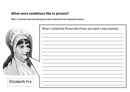 Elizabeth Fry and Prison Reform | Teaching Resources