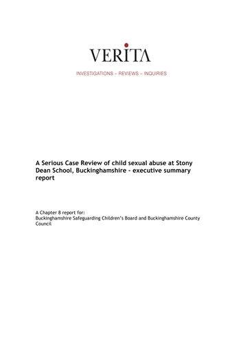 Safeguarding Children Case Example - Special Education setting ...