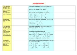 Introduction to vectors | Teaching Resources