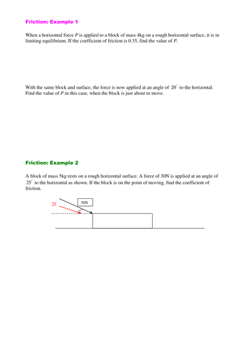 Friction | Teaching Resources