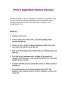 Minimum spanning trees | Teaching Resources