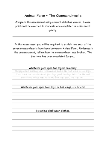 Animal Farm - Reading Activities for low abilities | Teaching Resources