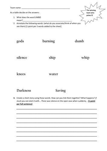 Poetry from other cultures: Limbo | Teaching Resources