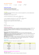 A level Maths Mechanics Summary Notes & Worksheet | Teaching Resources