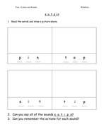 satpin worksheet | Teaching Resources