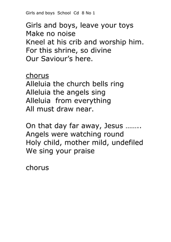 Chords . Lyrics ' Boys and Girls ' by pwilloughby3 - Teaching Resources ...