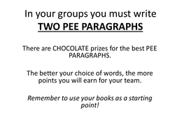 Jekyll and Hyde PEE paragraph game | Teaching Resources