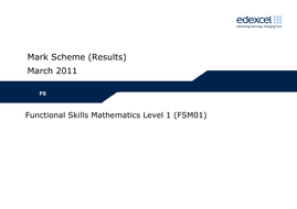 Functional skills level 1 Maths + topic breakdown | Teaching Resources