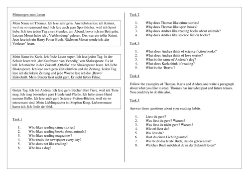 Media reading comprehensions | Teaching Resources