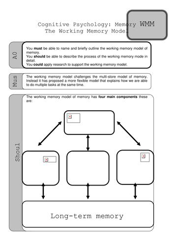 Working Memory Activity by phildb - Teaching Resources - TES