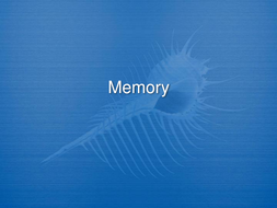 memory Introduction | Teaching Resources