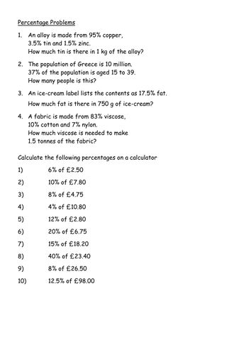 KS3 Worksheet – Level 5 - FDP Questions | Teaching Resources
