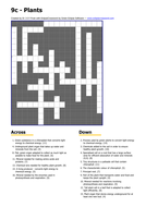 plants crossword | Teaching Resources