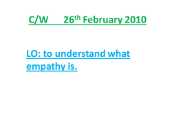 Empathy lesson - Goggle-eyes | Teaching Resources