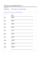 Rounding to 1SF | Teaching Resources