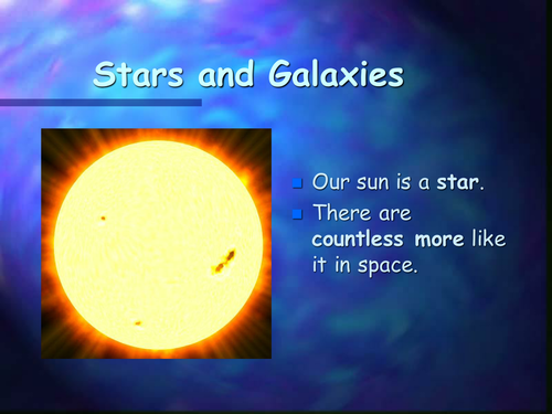 Stars and galaxies | Teaching Resources