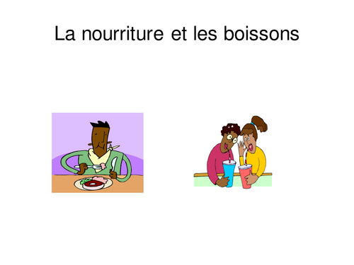 La nourriture et les boissons | Teaching Resources