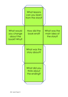 Fiction Reading Question DIce | Teaching Resources