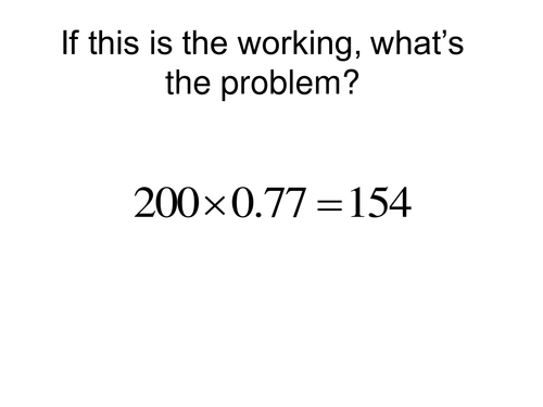 Maths powerpoints: Percentages assessment L5 | Teaching Resources