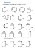 Maths powerpoint activity: Cylinders | Teaching Resources