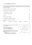 S1 HW Probability | Teaching Resources