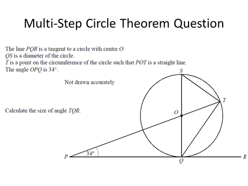Circle Theorems - Multi-Step Flow Chart Activity | Teaching Resources