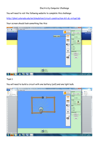 Electricity Challenge/ Circus | Teaching Resources