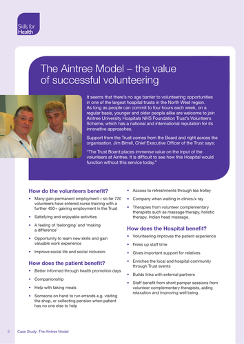 The Aintree Model Case Study | Teaching Resources