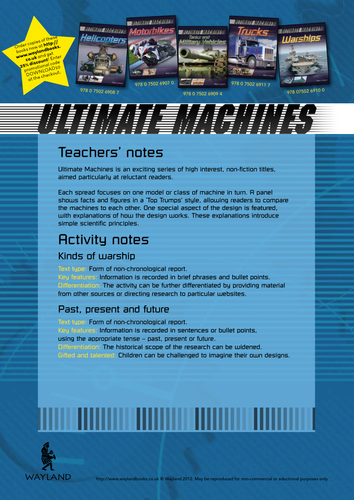 Amazing Machines | Teaching Resources