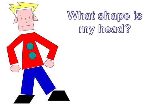 Polygon Person - Naming Shapes -KS3 | Teaching Resources