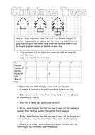 KS3 Activity - Christmas Trees Worksheet | Teaching Resources