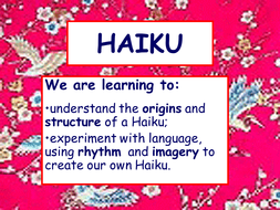 Haiku poems | Teaching Resources