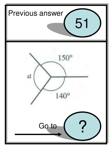 Angles Treasure hunt - KS3 - PowerPoint | Teaching Resources
