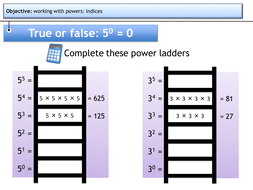 Powers and Indices - KS4 - PowerPoint | Teaching Resources