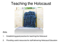 Strategies for teaching the Holocaust by woodgreenhistory | Teaching ...