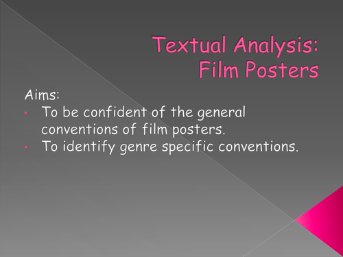 Still Image Analysis | Teaching Resources