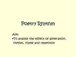Sound and beat- poetry | Teaching Resources