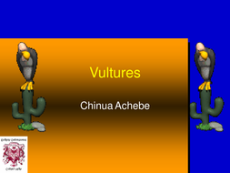 Vultures Poetry Analysis | Teaching Resources