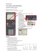 TI 83+ Graphic Display Calculator - worksheets | Teaching Resources
