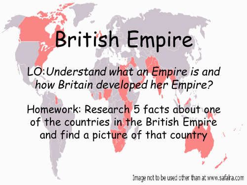 Start of the British Empire by SujRub - Teaching Resources - TES