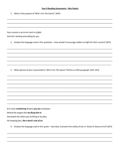 Reading assessment - 'Dulce' + Who's For the Game? | Teaching Resources