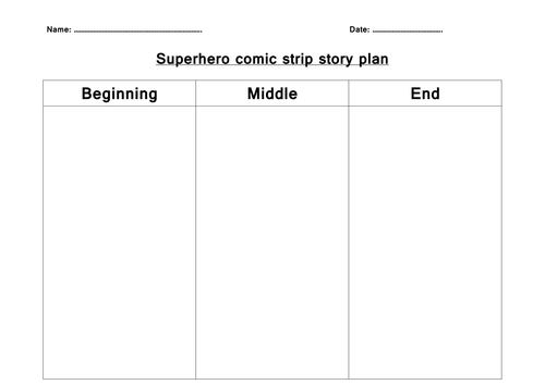 Superhero character writing | Teaching Resources